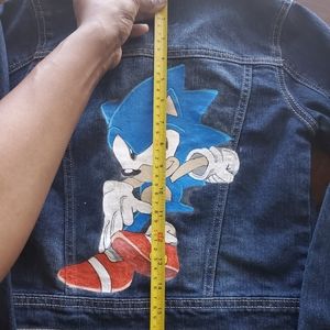 Cat & Jack | Jackets & Coats | Hand Painted Sonic The Hedgehog Jacket ...